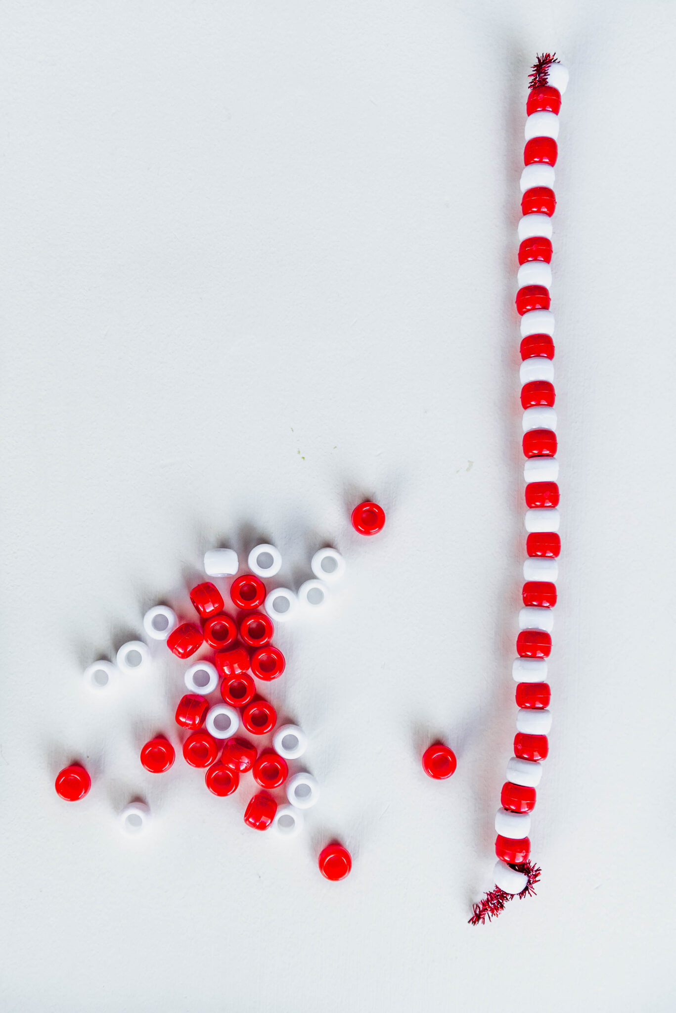 DIY Candy Cane Christmas Ornaments - My Crafty Mama