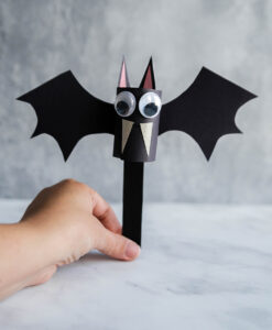 How to Make a Paper Bat [Free Bat Outline!] - My Crafty Mama