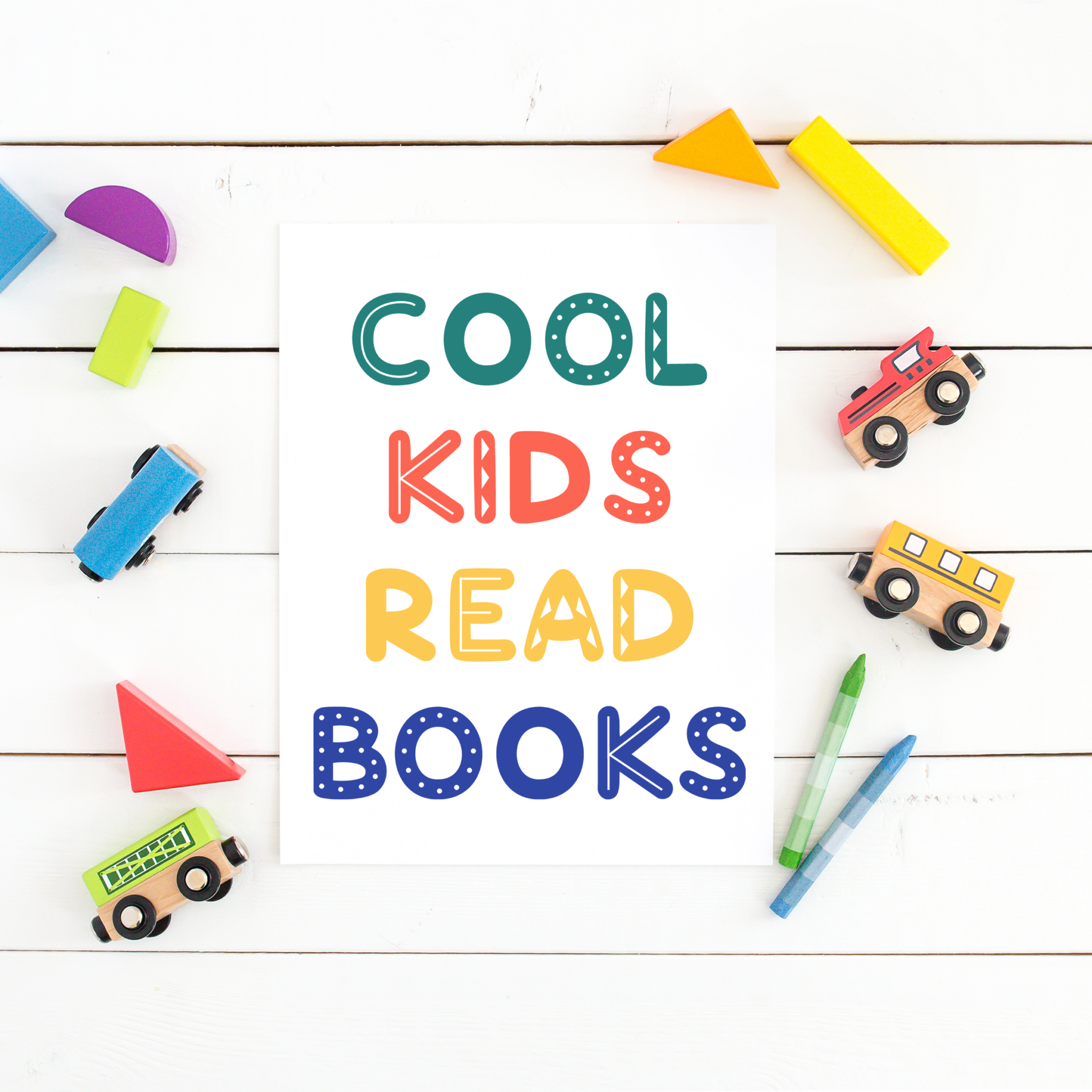 Cool Kids Read Books Print (Free Download) - My Crafty Mama