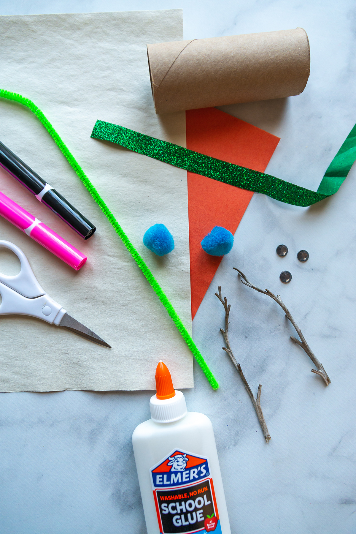 Toilet Paper Roll Snowman - My Crafty Mama
